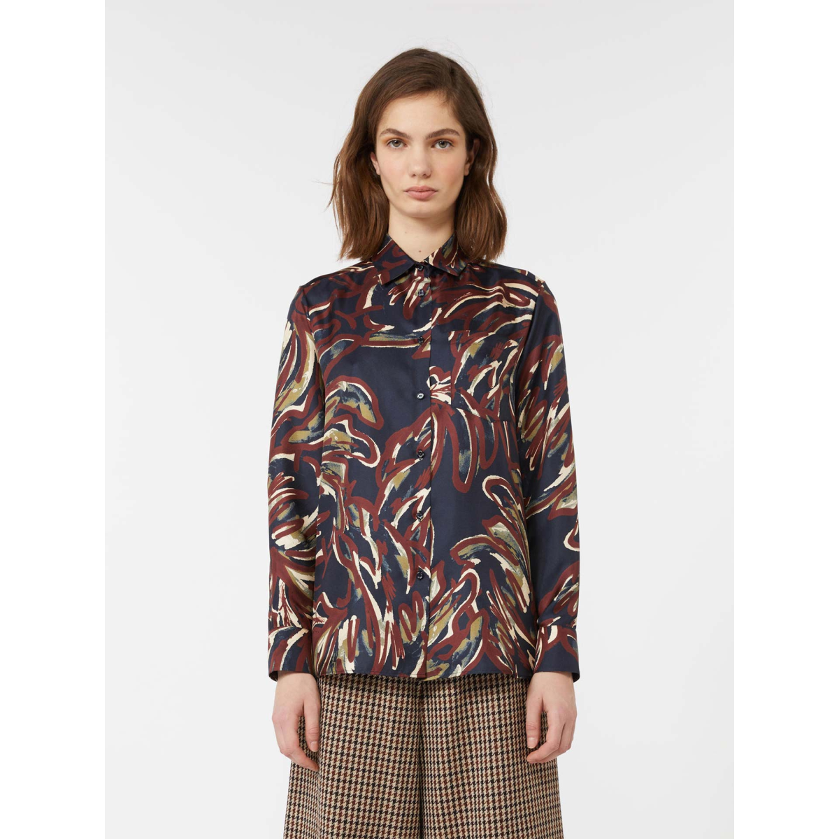 Camisa de Seda RIVE: Elegância para o fim de semana com WEEKEND MAX ...